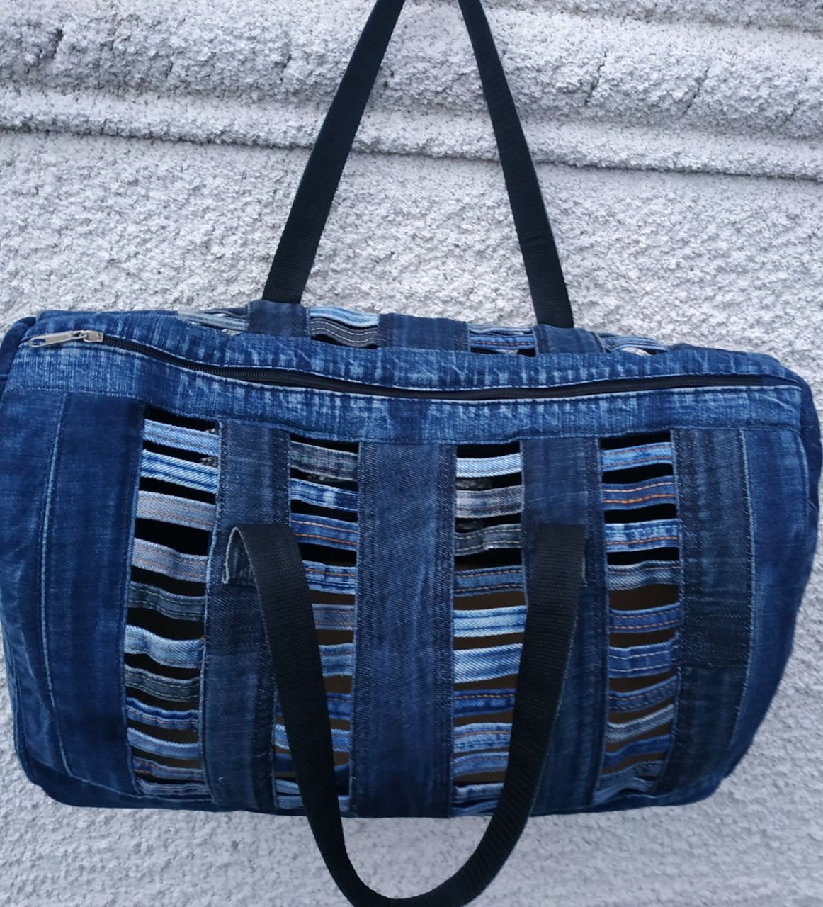 Upcycled Denim Pet Carrier, Handmade Jeans Dog/cat Bag - Etsy