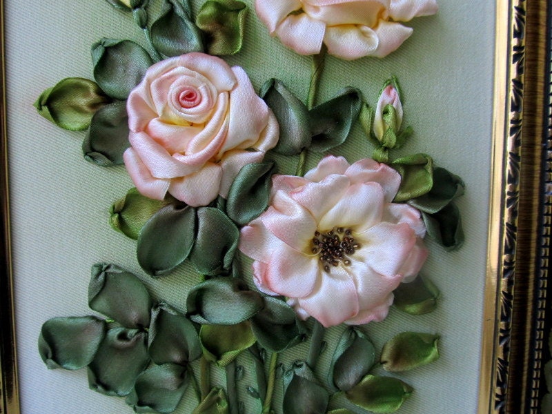 Ribbon Embroidery Designs For Wall Hangers Pinterest