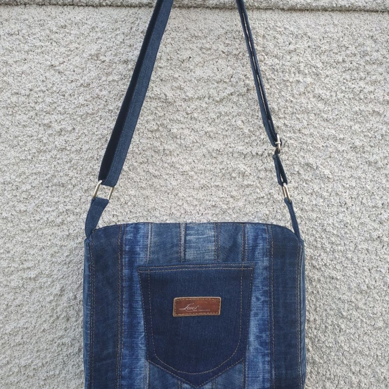 Denim Handbag - Etsy
