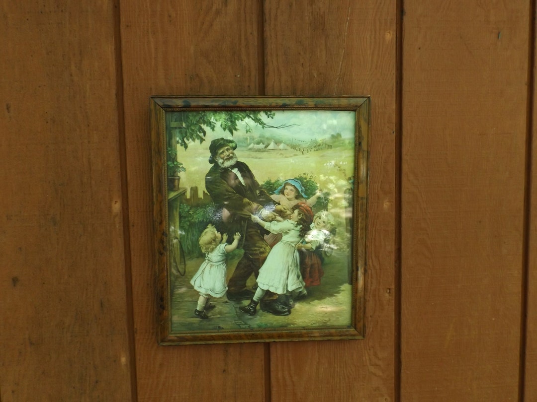 Rare of 20s Vintage Original Lithograph "off to the Fair" by Listed ...