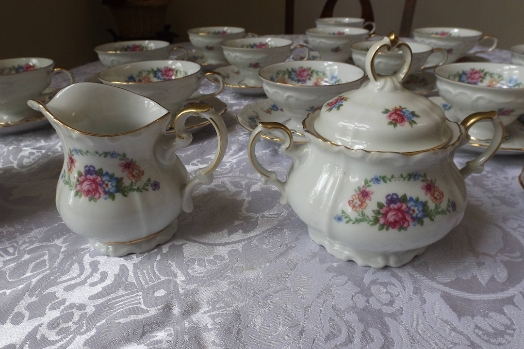 Bavaria Edelstein Maria Theresia Germany Vintage Porcelain Tea Coffee ...