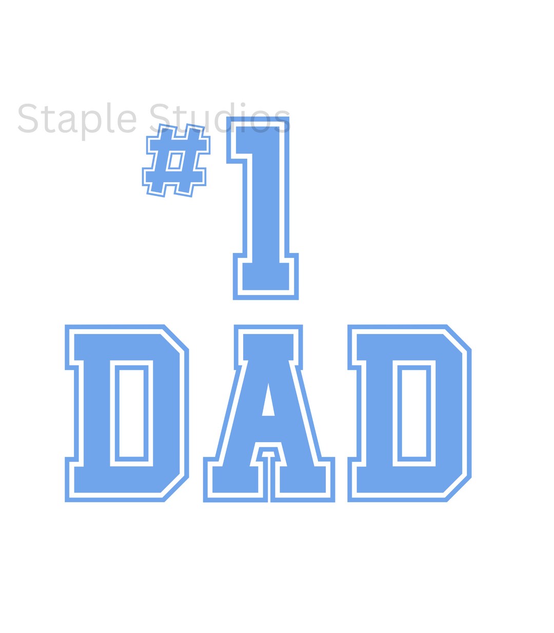 Dad Number 1 PNG, Father's Day, Instant Download, Sublimation, Blue ...