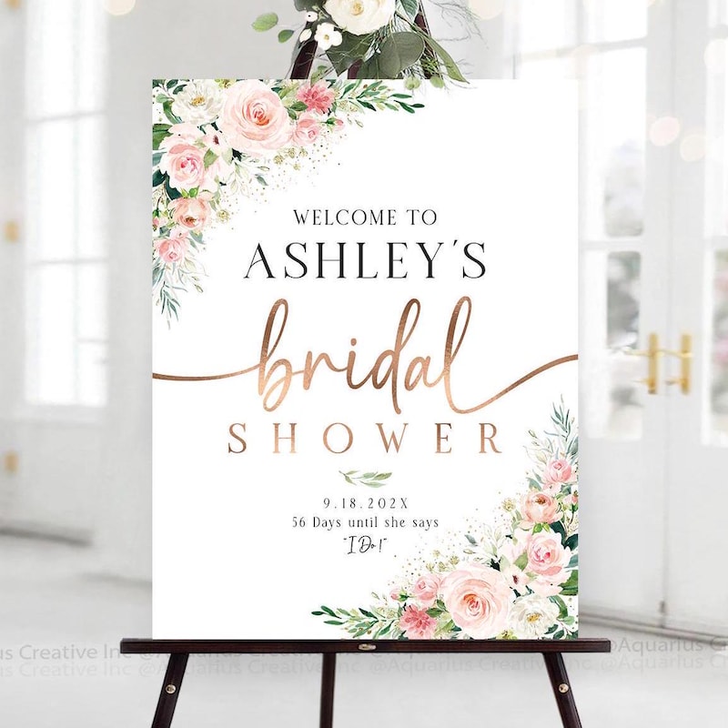 Bridal Shower Welcome Art - Etsy