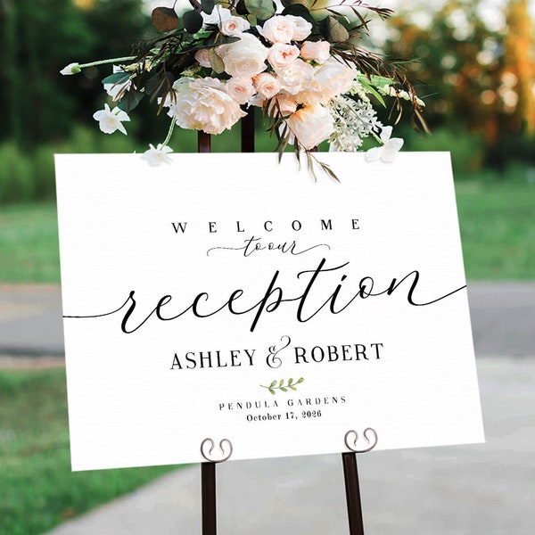 Wedding Reception Welcome Boards - Etsy