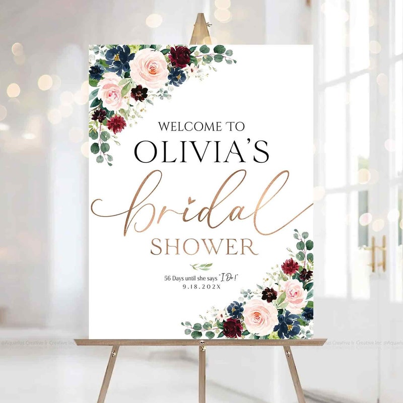 Navy and Blush Backdrop - Etsy