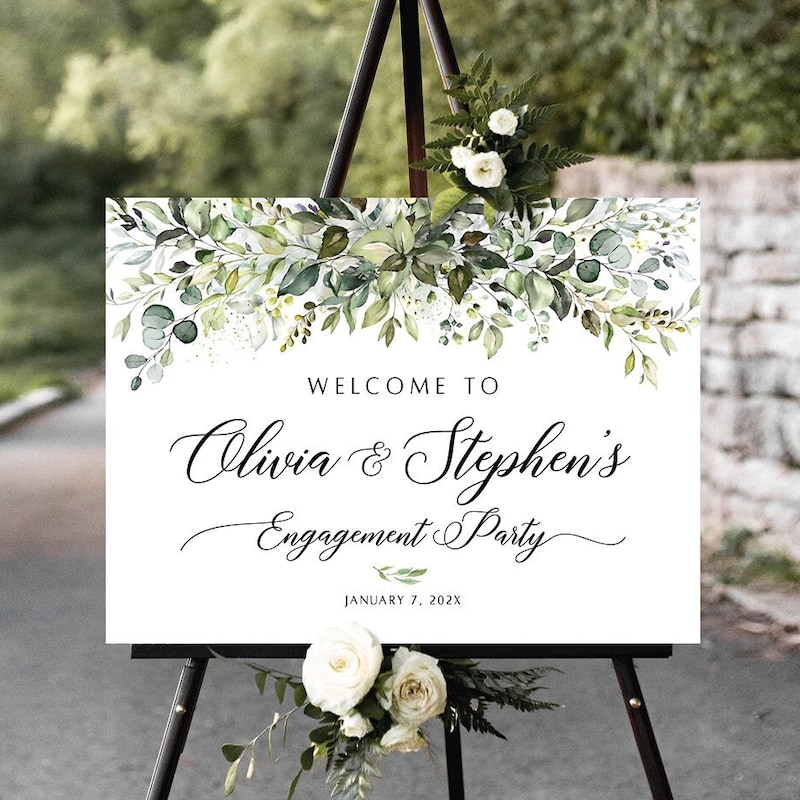 Engagement Signs for Party - Etsy