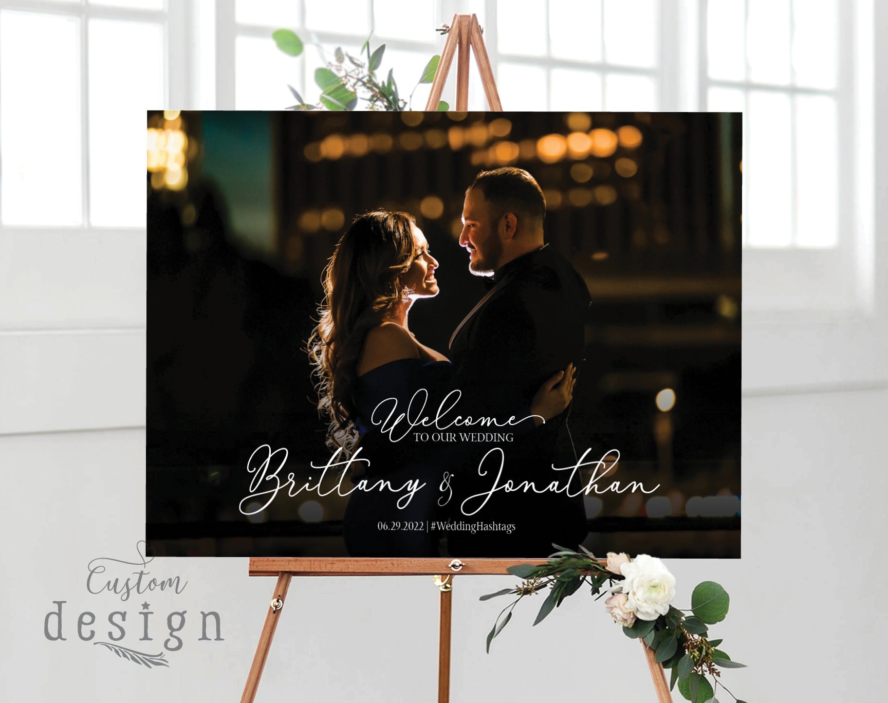 Photo Wedding Sign Welcome Wedding Sign Wedding Welcome | Etsy