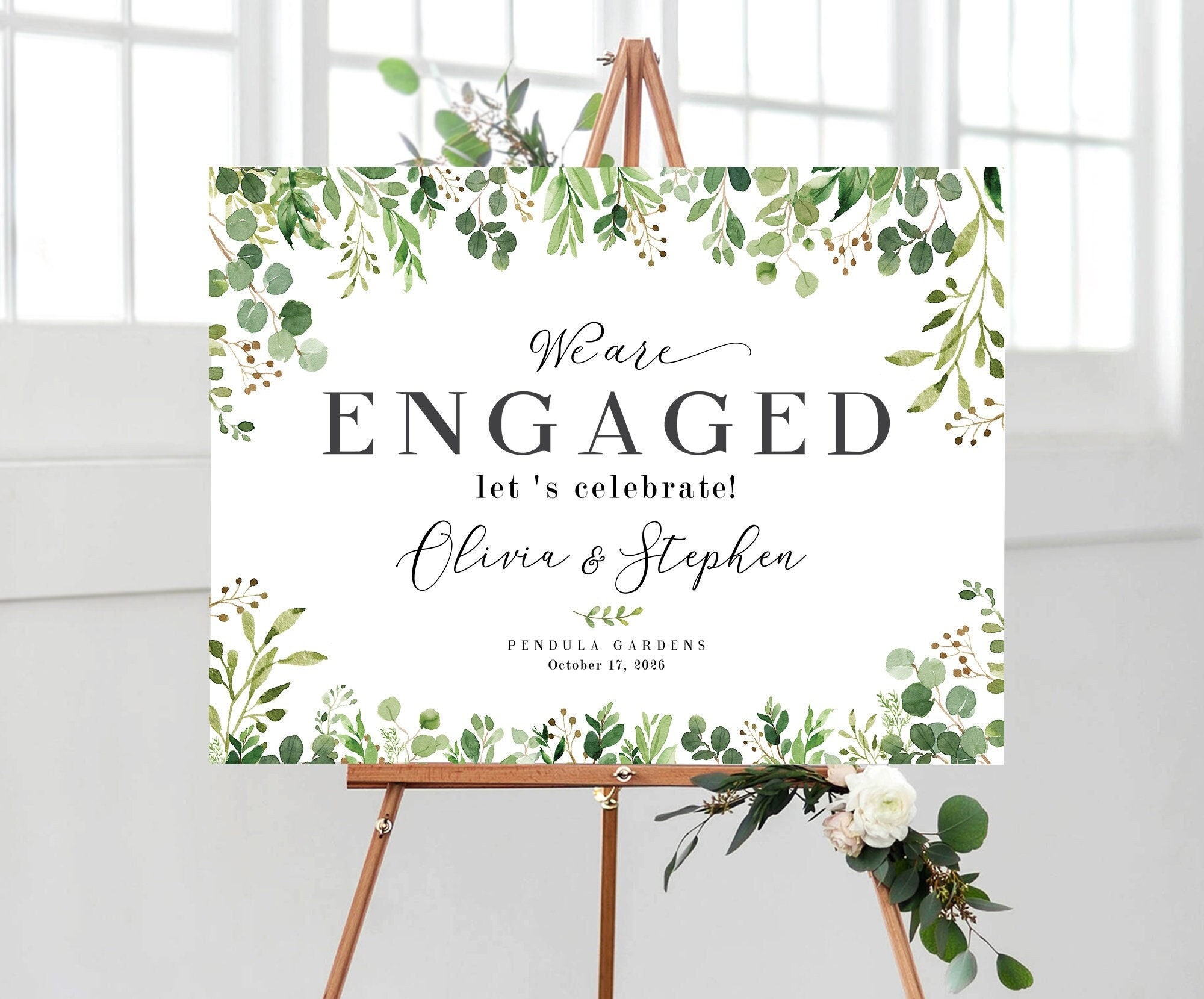 Engagement Sign Engagement Welcome Sign Engagement Party - Etsy