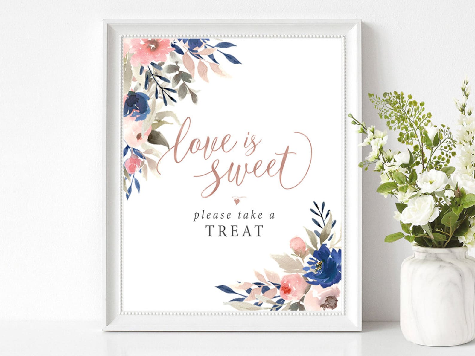 Love is Sweet Sign Dessert Table Sign Love is Sweet Take a | Etsy