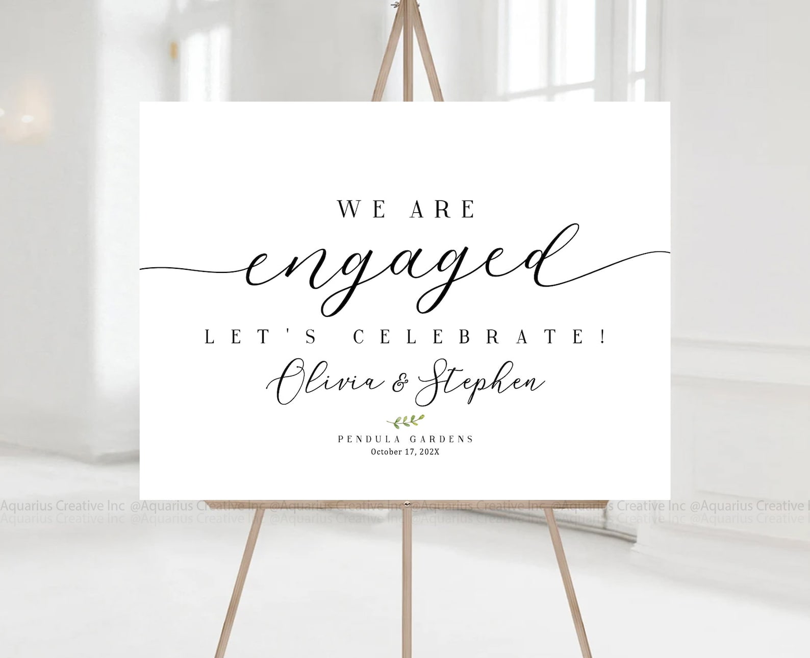 Engagement Sign, Engagement Welcome Sign, Engagement Party Sign ...