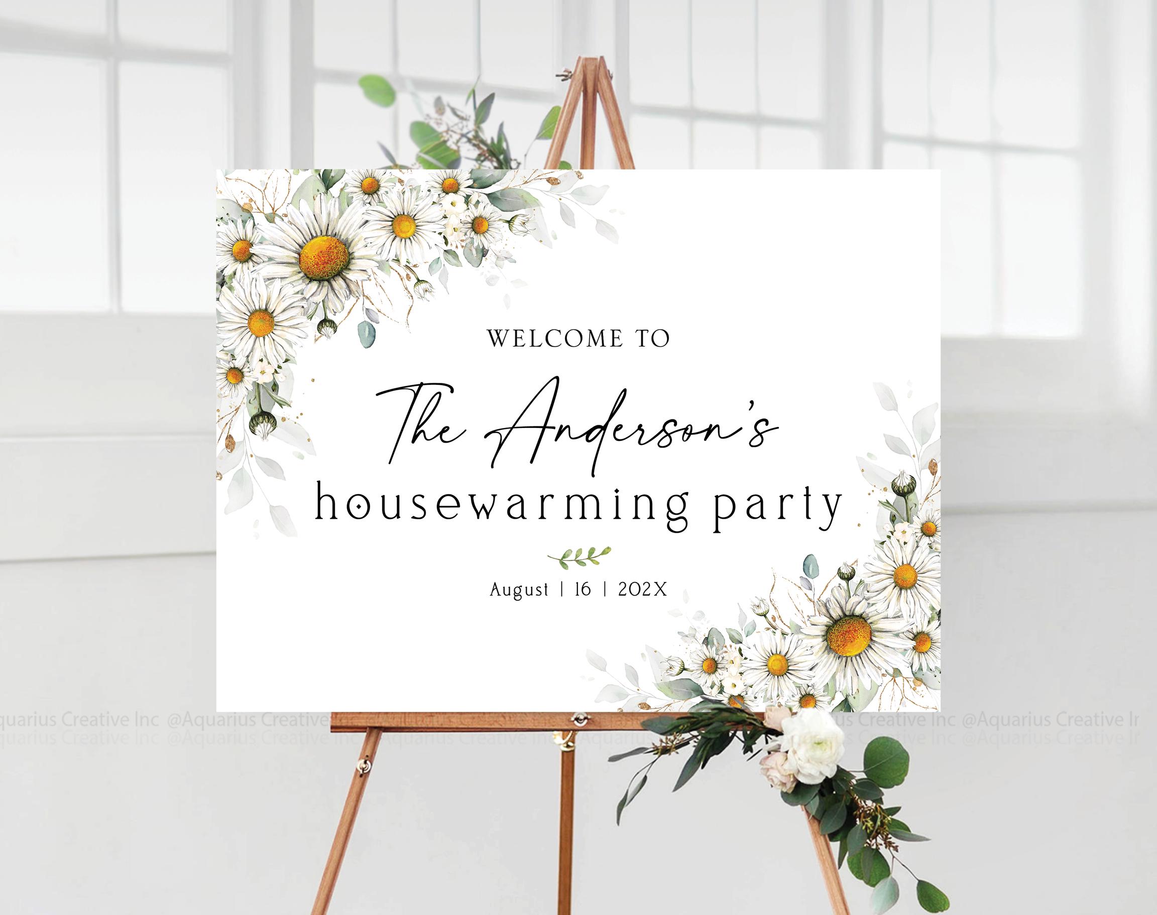 Housewarming Welcome Sign, Housewarming Party Sign, Housewarming Party ...