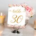 Gold Foil Table Numbers, Printable Table Numbers, Caramel Gold Table ...