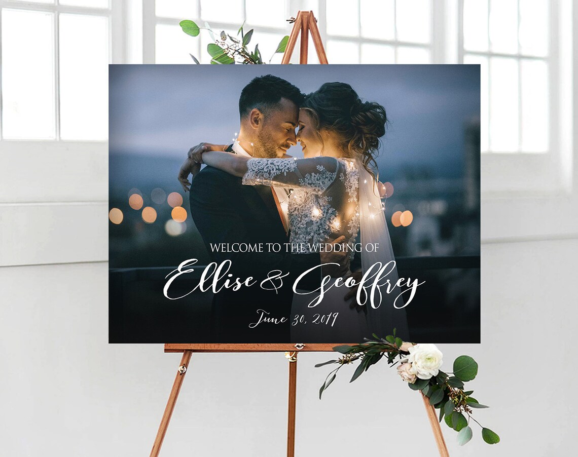 Photo Wedding Sign, Vow Renewal Sign, Wedding Welcome Sign, We Still Do ...