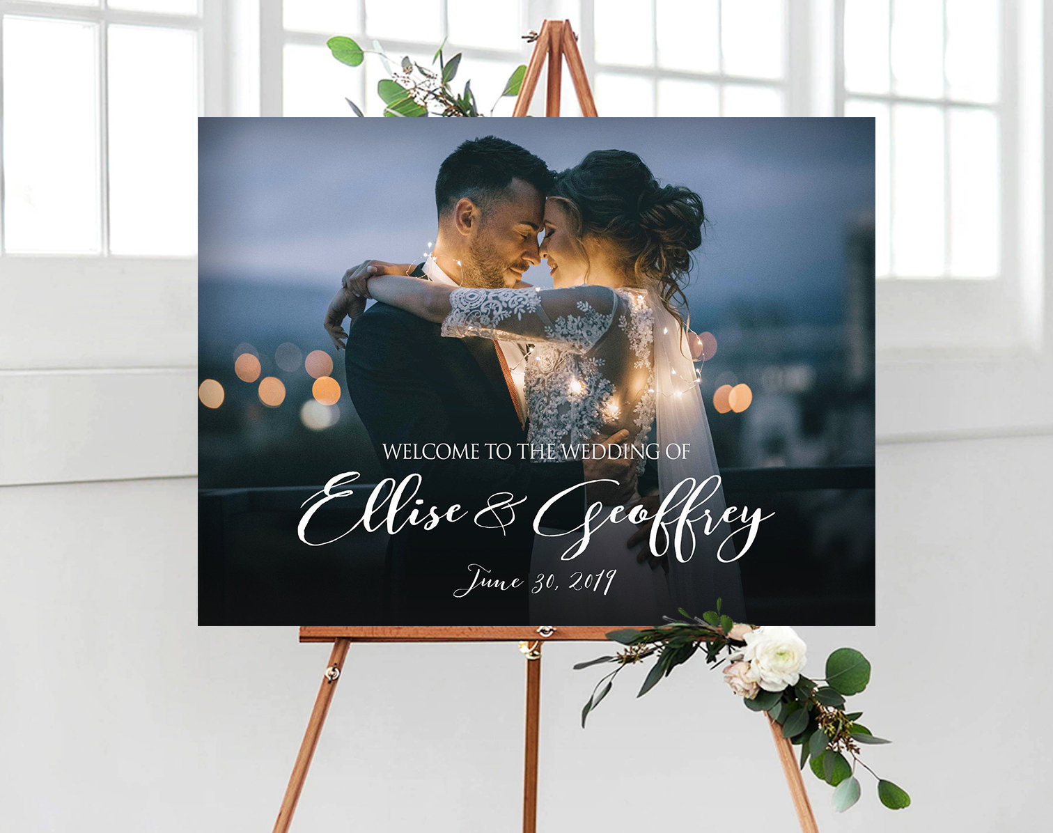 Photo Wedding Sign Vow Renewal Sign Wedding Welcome Sign We - Etsy