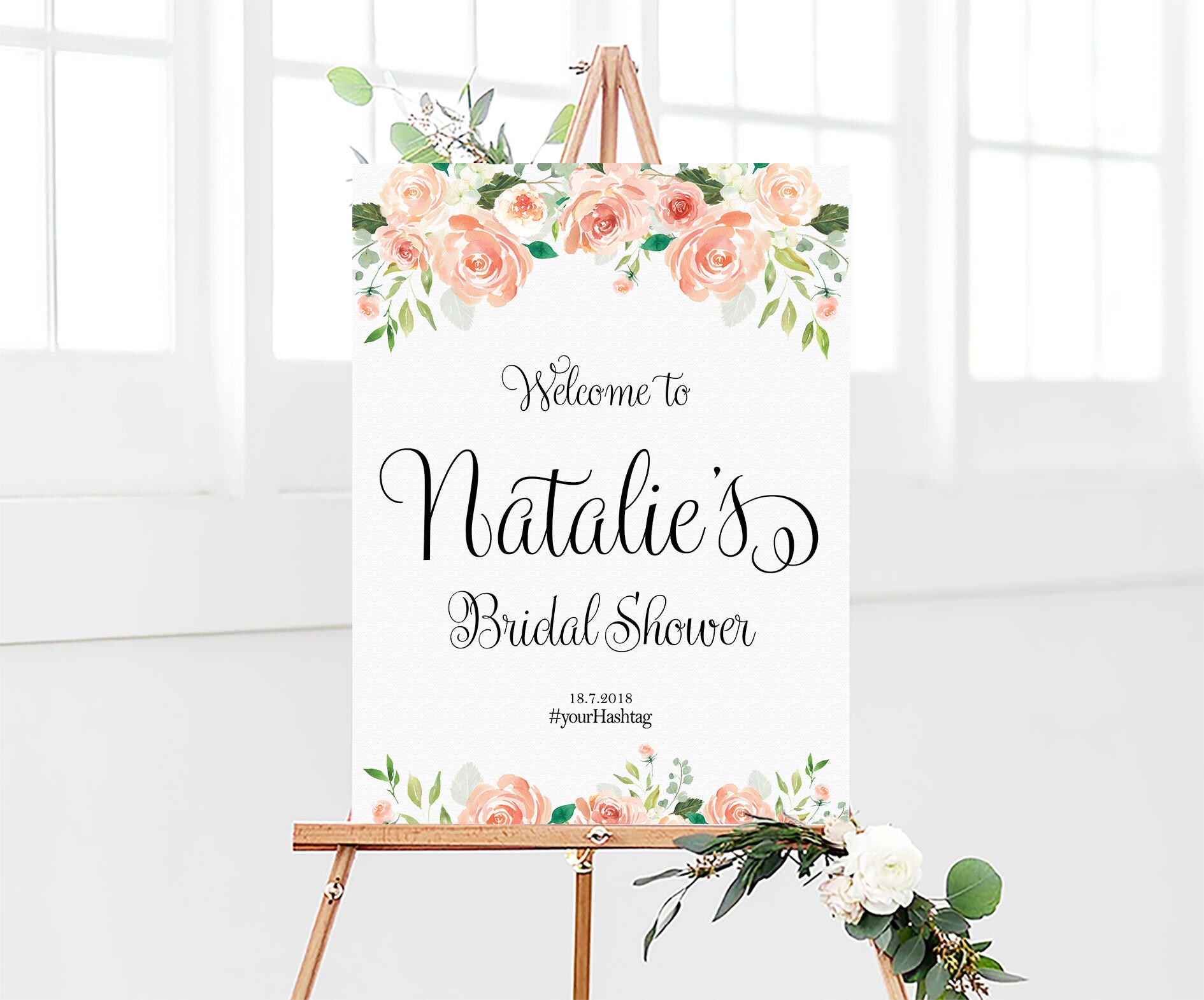 Bridal Shower Welcome Sign Bridal Shower Sign Bridal Shower | Etsy
