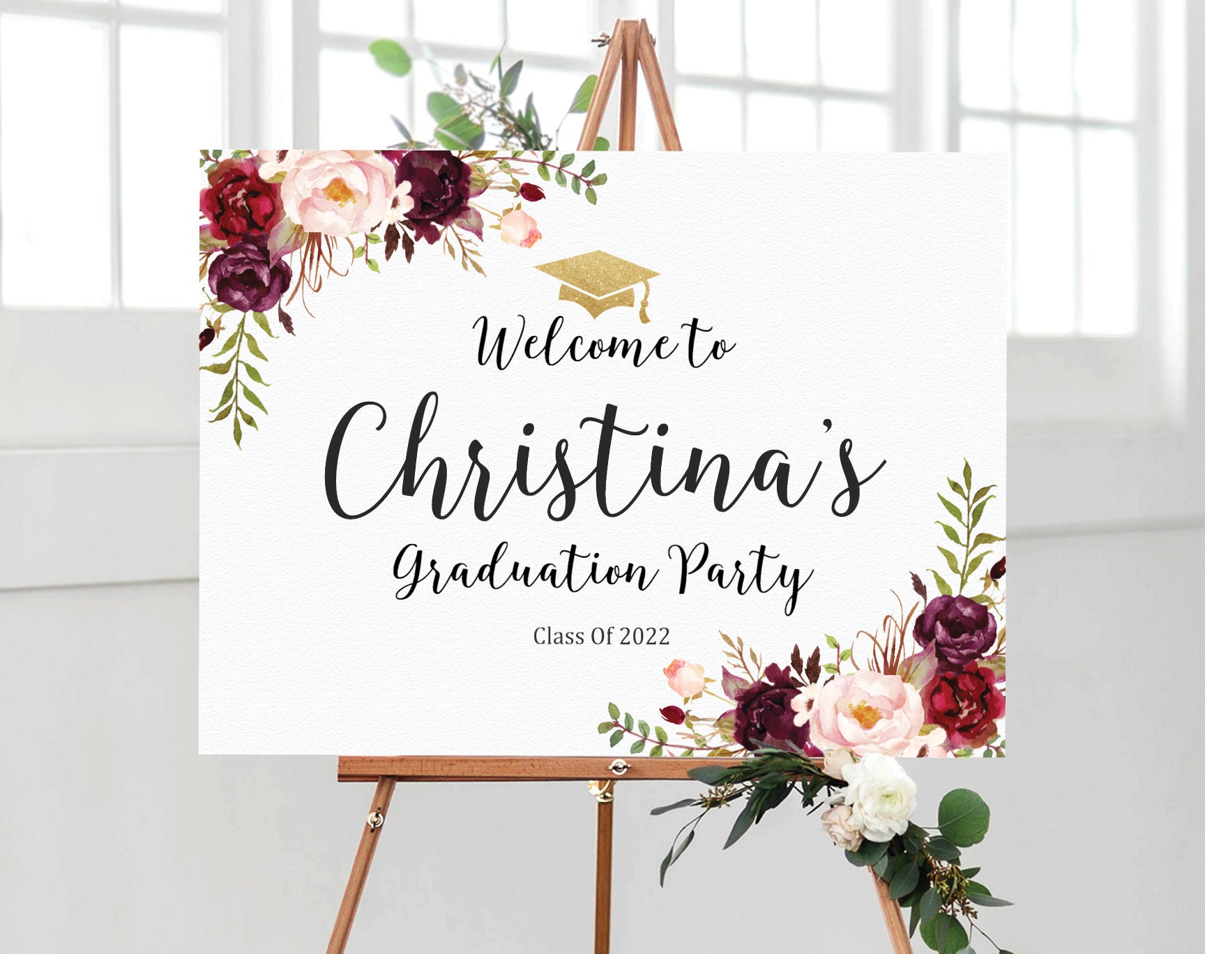 Graduation Welcome Sign Graduation Sign Graduation Party | Etsy