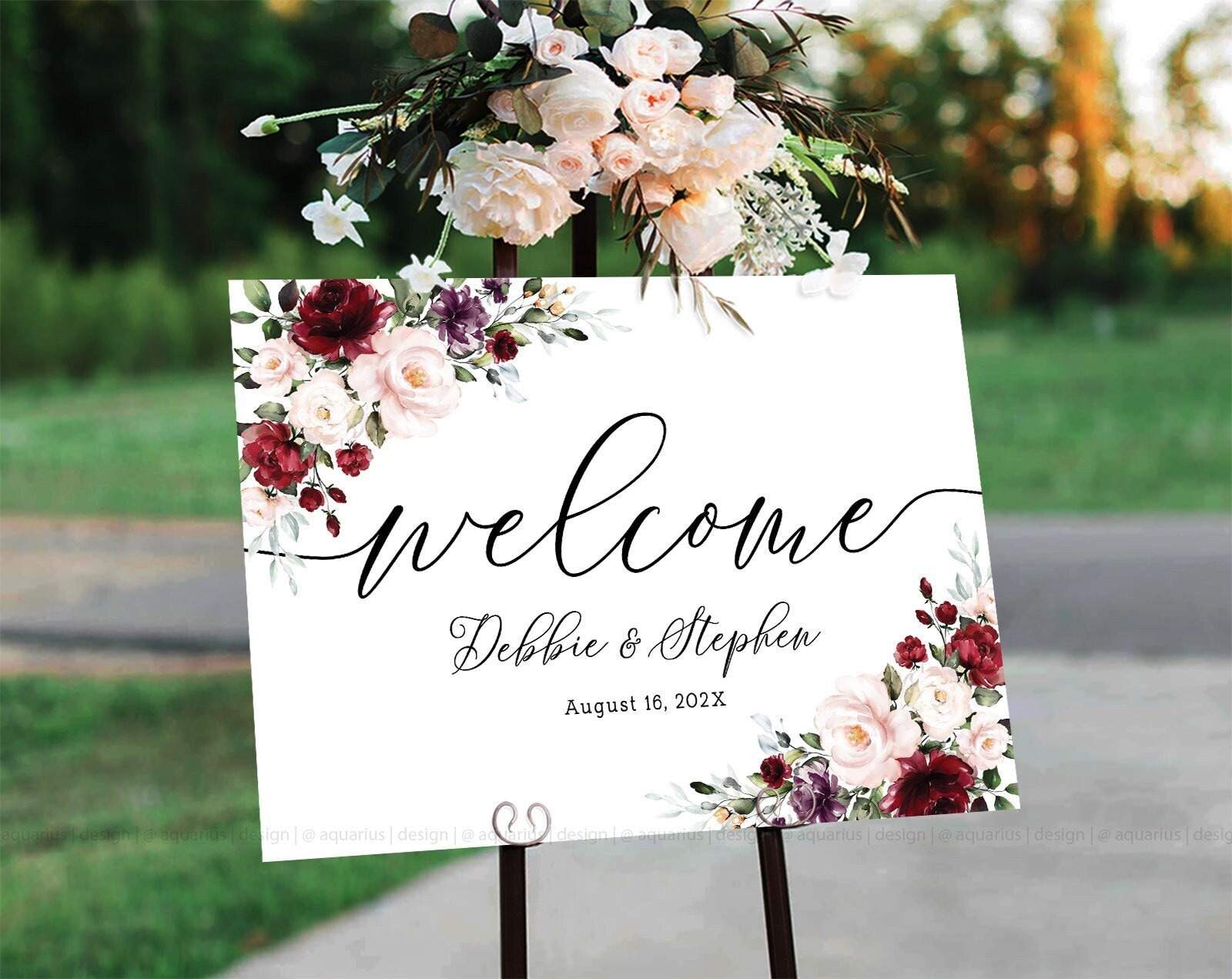 Wedding Welcome Sign Wedding Signs Wedding Decorations - Etsy
