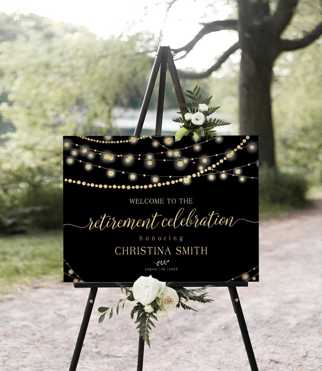 Retirement Party Sign, Retirement Welcome Sign, Retirement Celebration ...