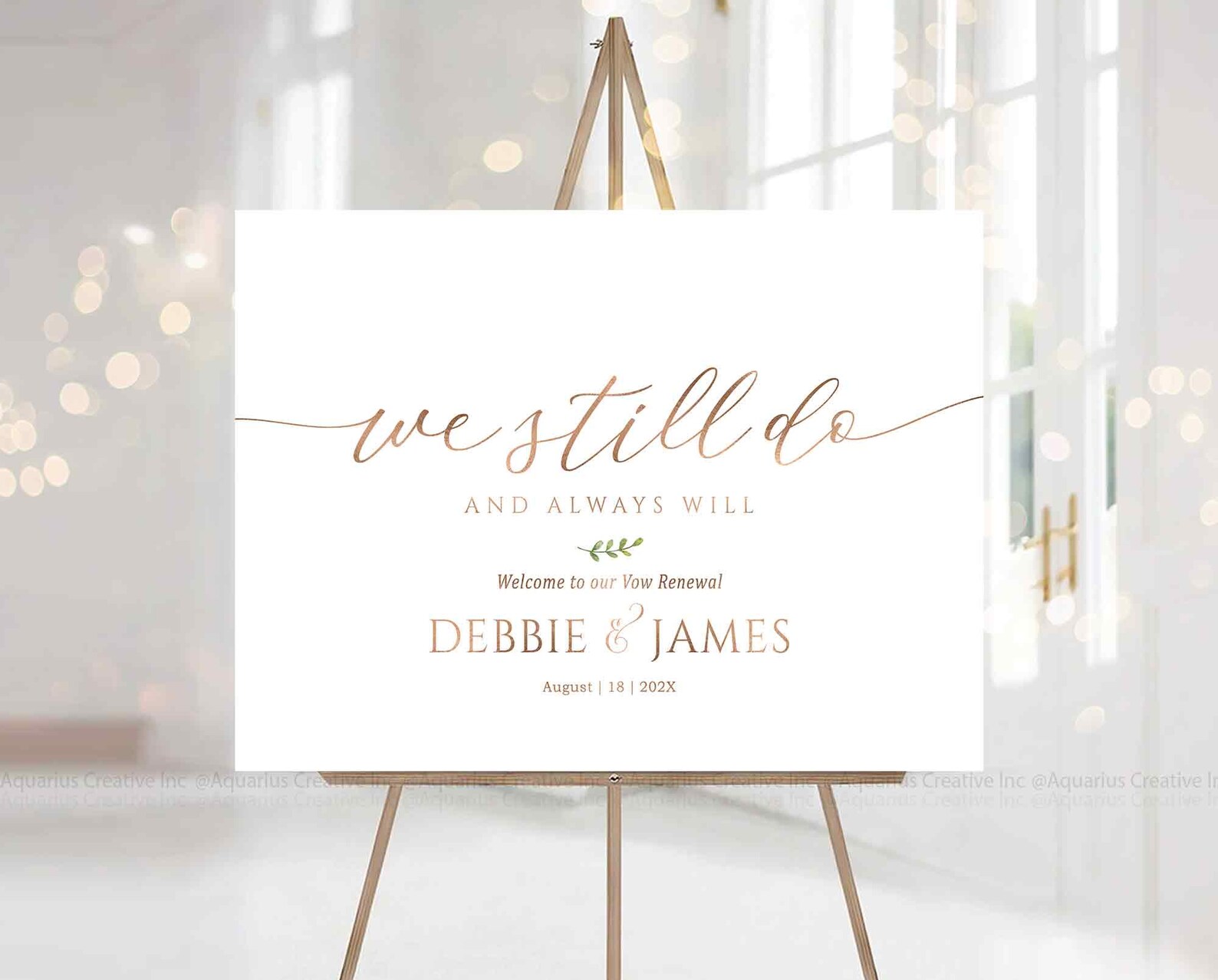 Vow Renewal Sign, Vow Renewal Decor, We Still Do Sign, Anniversary ...