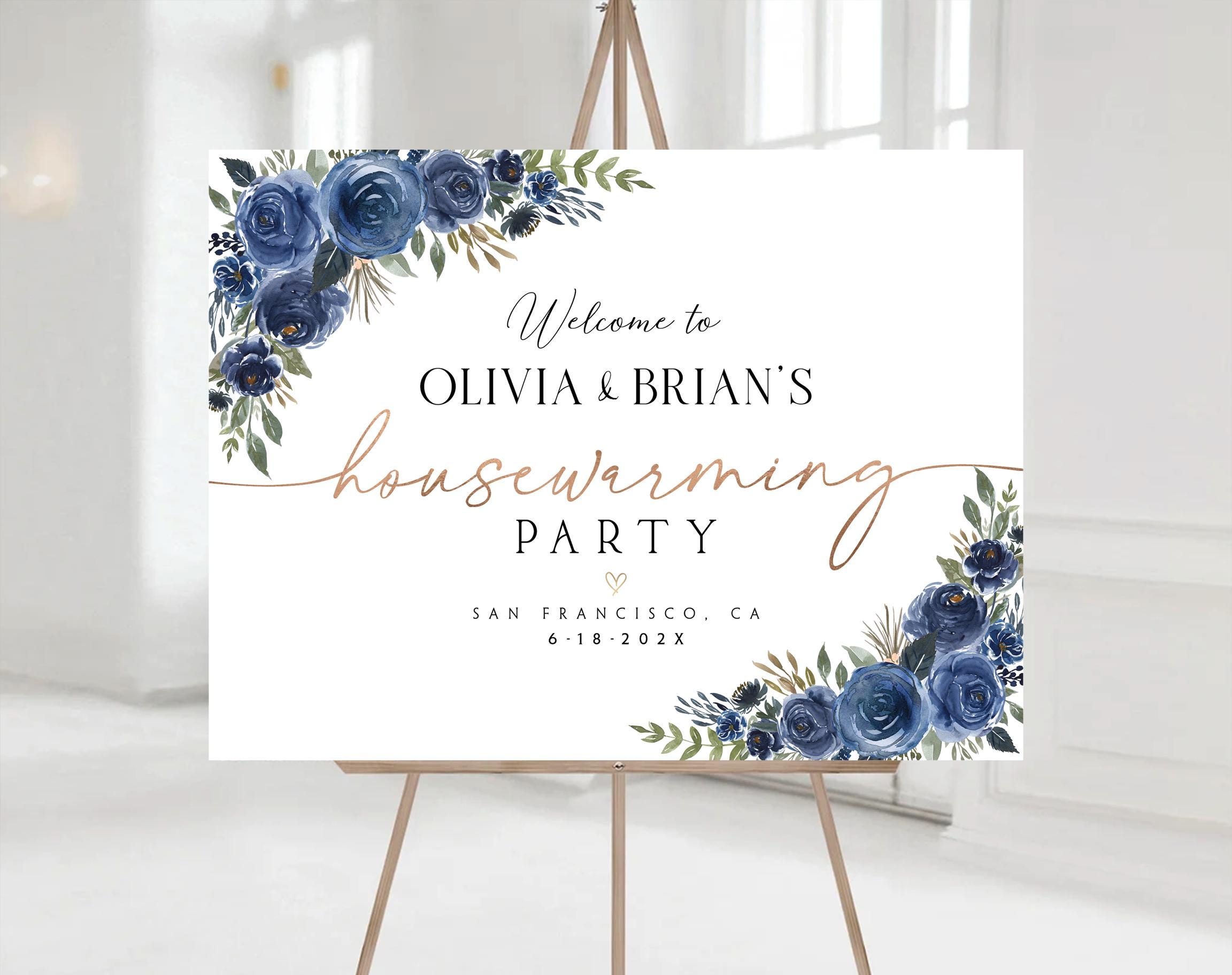 Housewarming Welcome Sign, Housewarming Party Sign, Housewarming Party ...