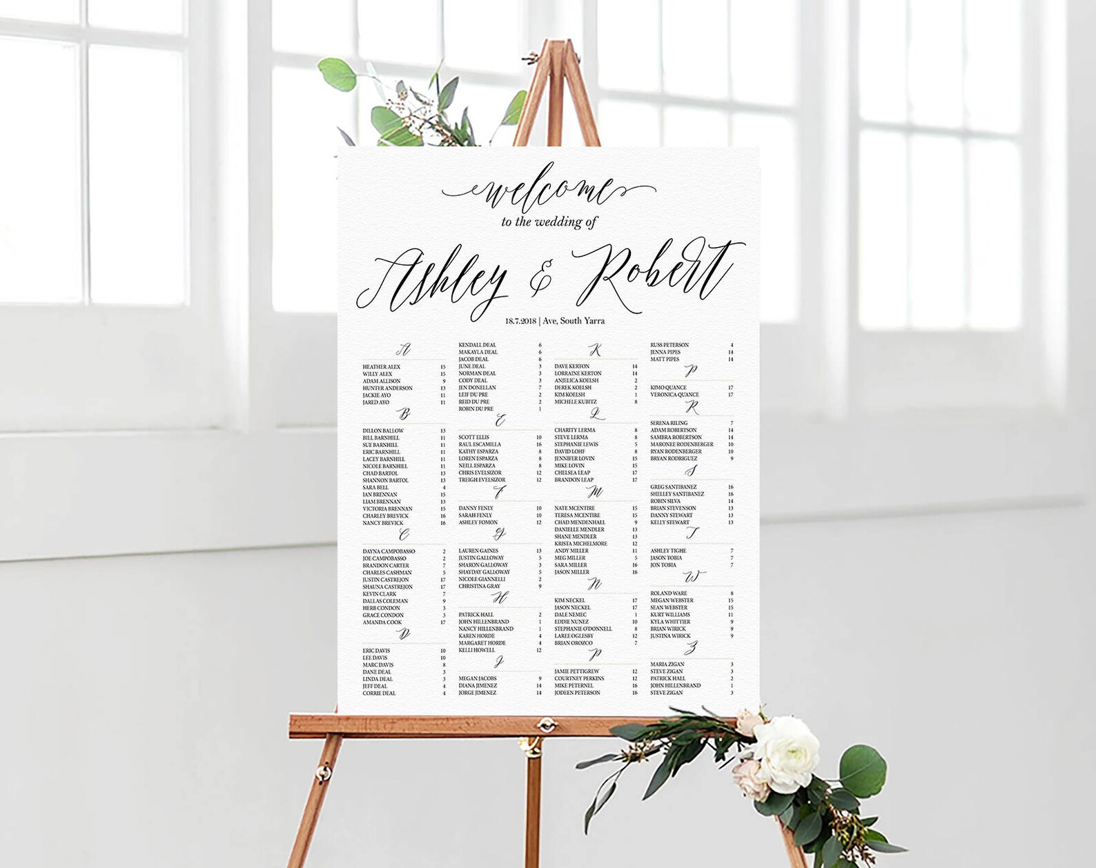 Rustic Wedding Seating Chart Wedding Seating Chart - Etsy