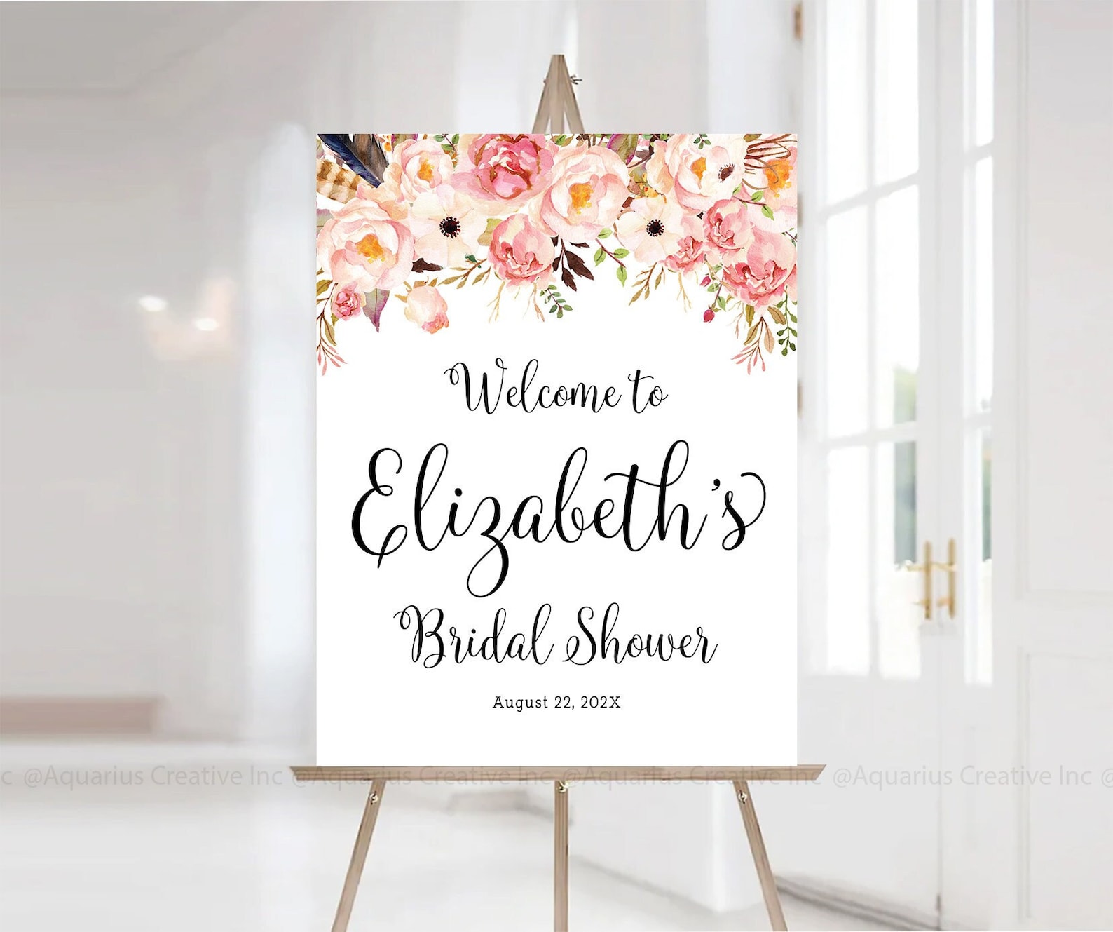 Bridal Shower Welcome Sign Bridal Shower Sign Bridal Shower - Etsy