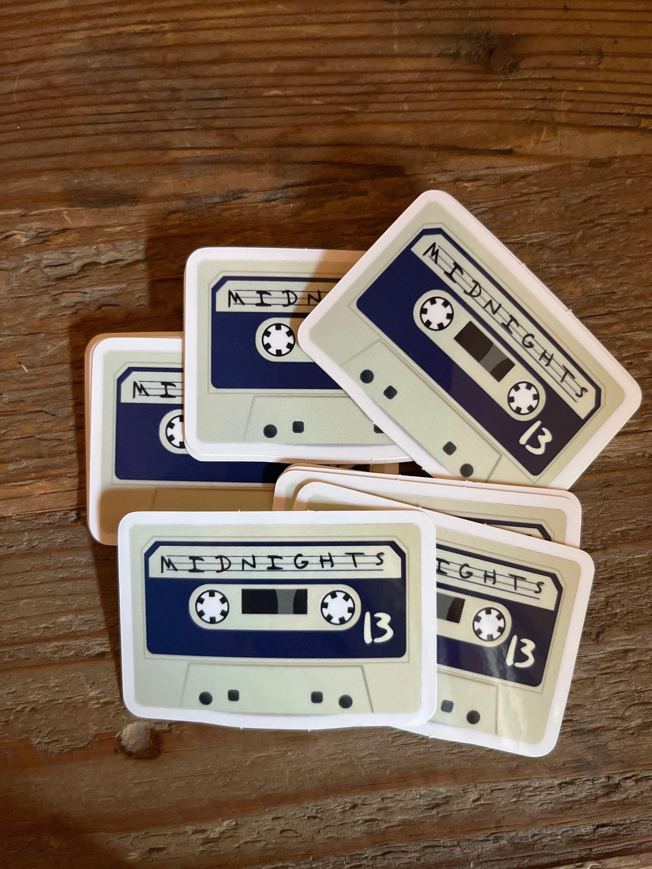 Midnights Cassette Tape Vinyl Sticker - Taylor Swift Inspired TS10 - Etsy