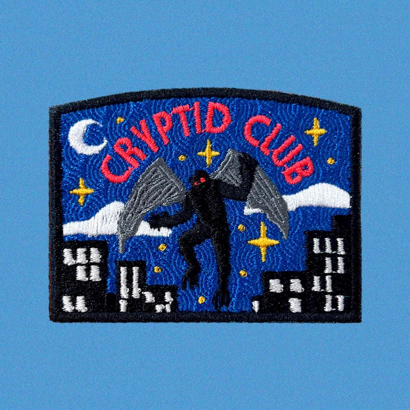 Iron on Mothman Patch - Etsy