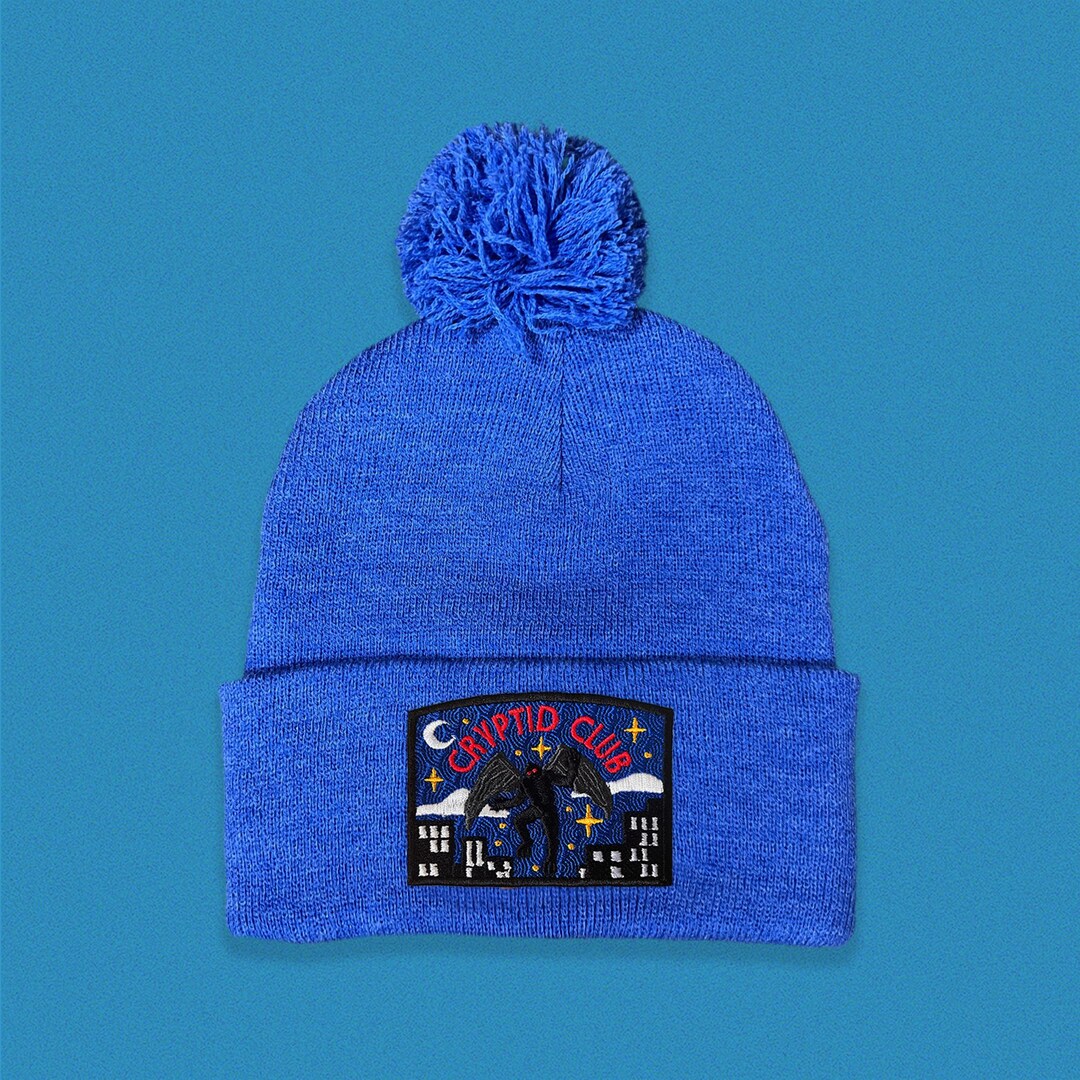 Mothman Cryptid Club Pom Pom Beanie - Etsy