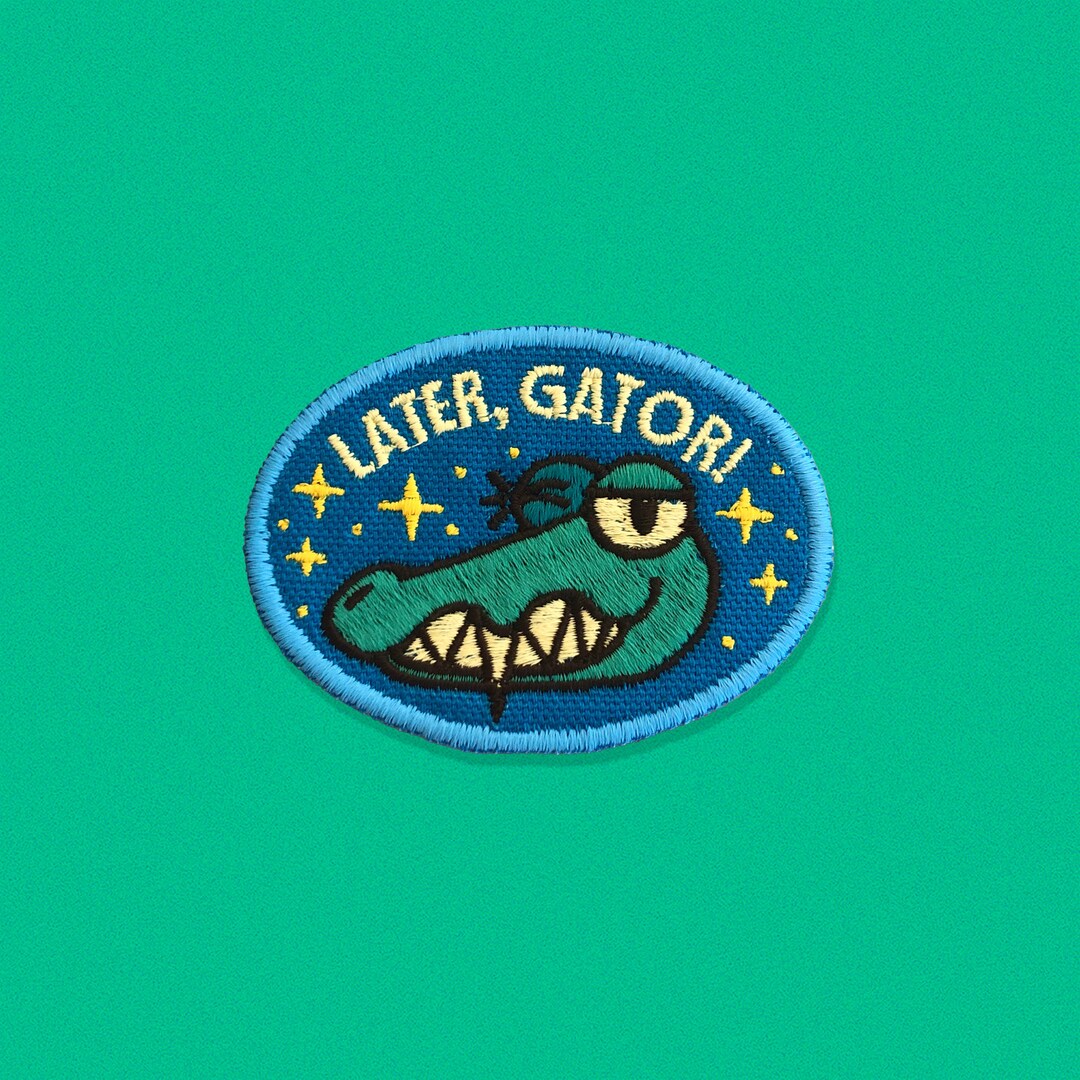 Later Gator Patch - Etsy