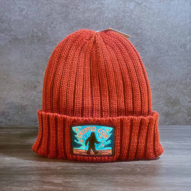 Bigfoot Cryptid Club Cable Knit Beanie - Etsy