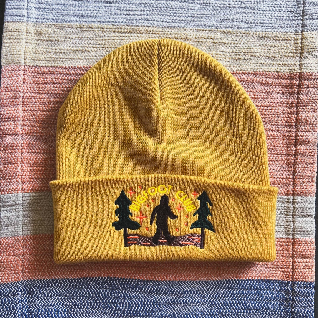 Bigfoot Cryptid Club Cuffed Beanie - Etsy