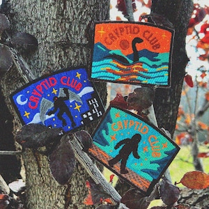 Cryptid Club Patch Set - Etsy