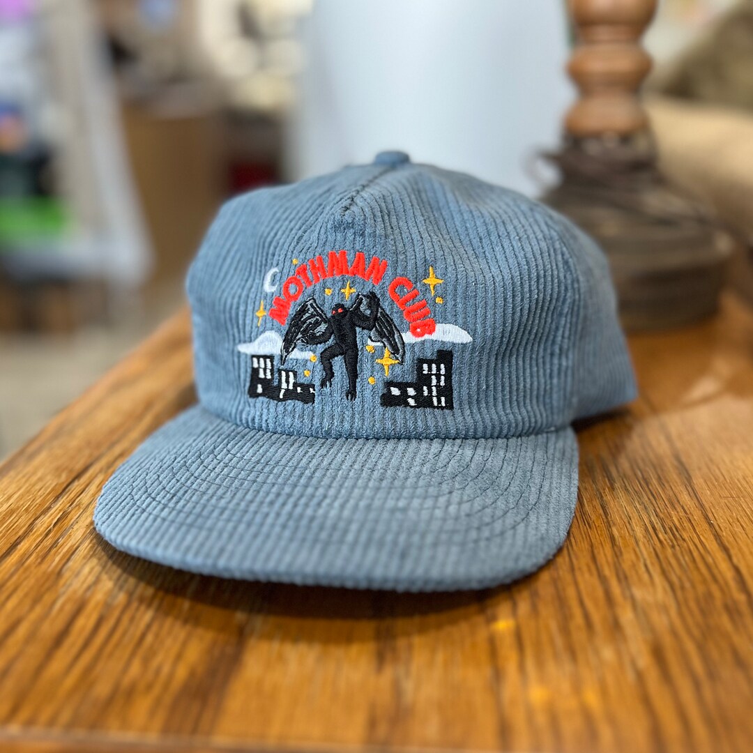 Mothman Cryptid Club 5-panel Corduroy Hat - Etsy