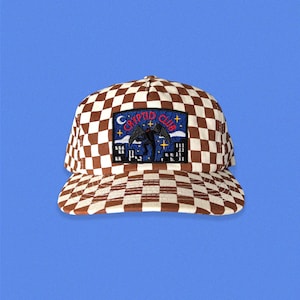 Mothman Cryptid Club 5-panel Checkered Floppy Hat - Etsy