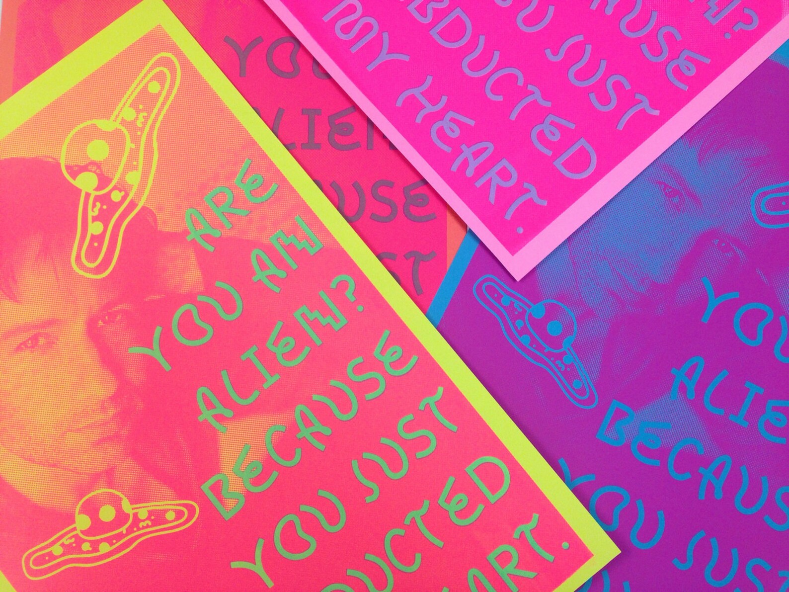 Fox Mulder Pick-up Line Screenprint | Etsy