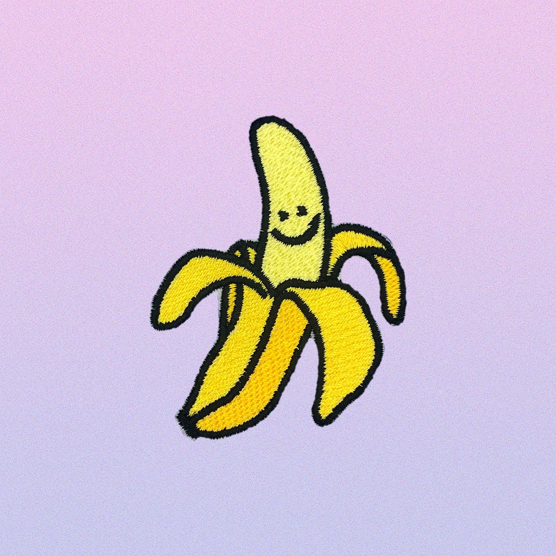 Banana Embroidered Patch Iron-on/sew-on - Etsy