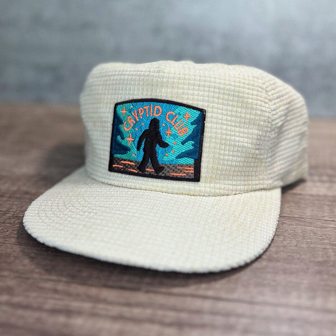Bigfoot Cryptid Club Waffle Corduroy Hat - Etsy