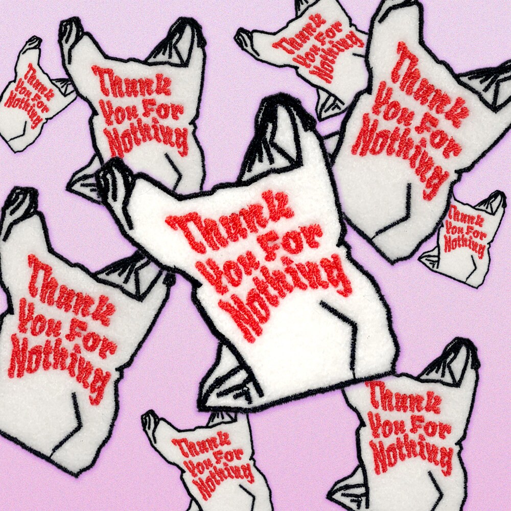 Thank You for Nothing Patch - Etsy