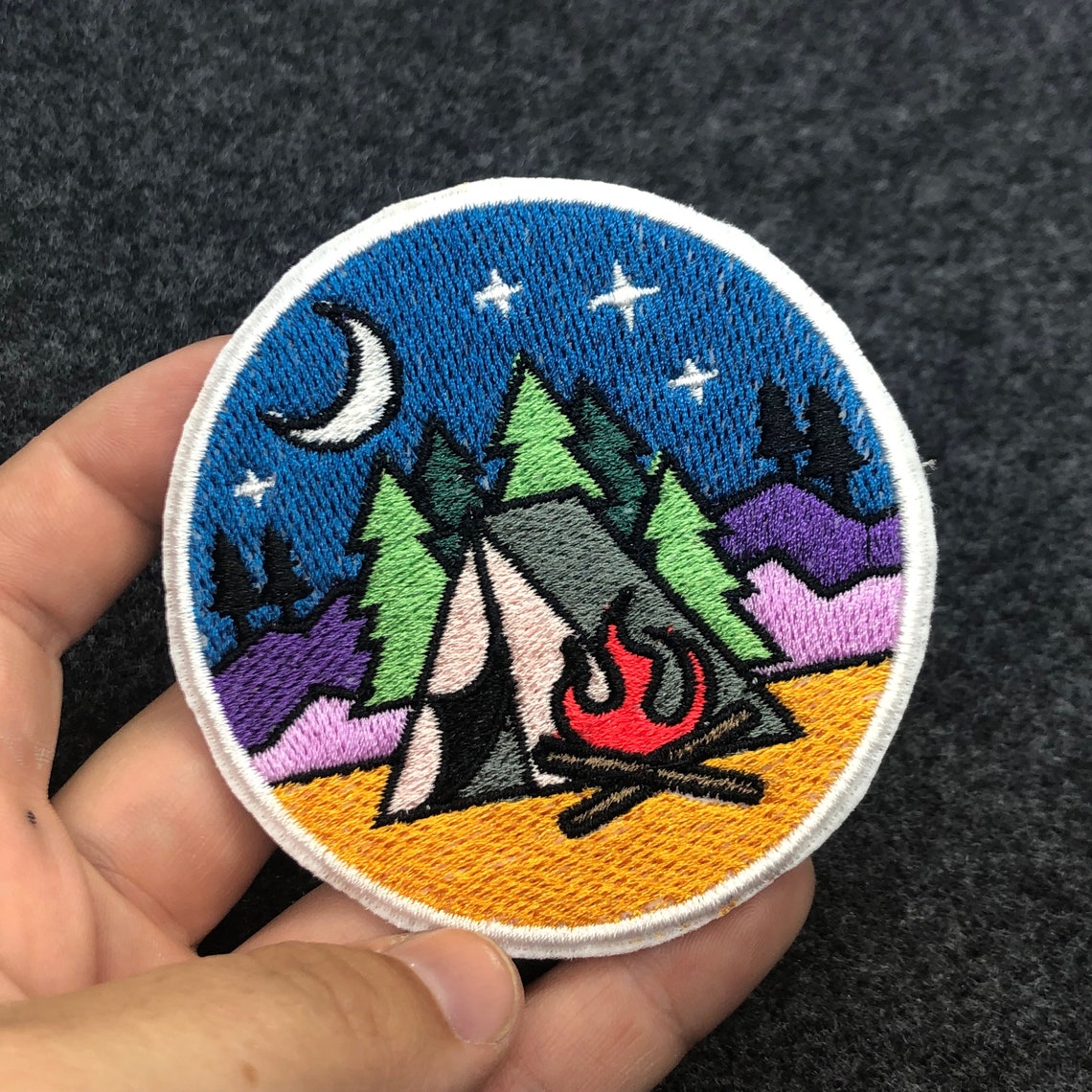 Camping Patch - Etsy