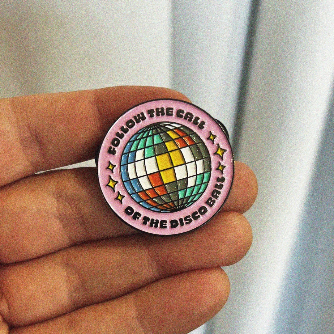 Follow the Call of the Disco Ball Pin - Etsy