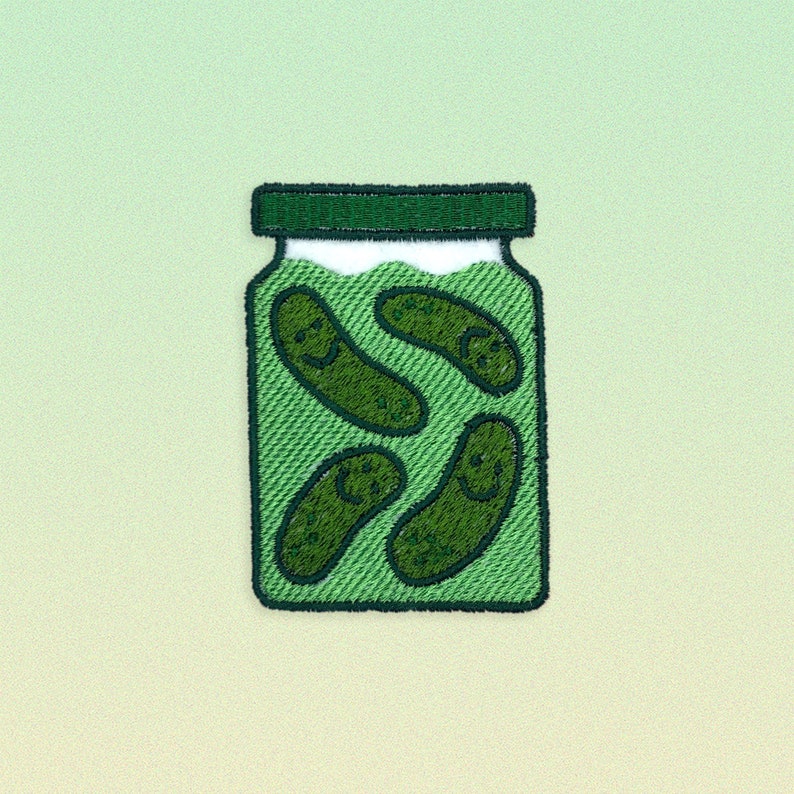 Pickle Jar Patch - Etsy