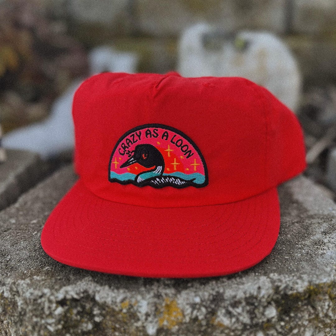 Crazy as a Loon Surf Hat - Etsy