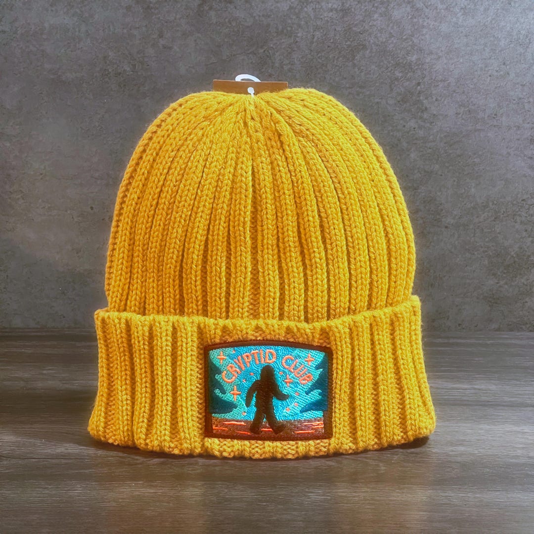 Bigfoot Cryptid Club Cable Knit Beanie - Etsy