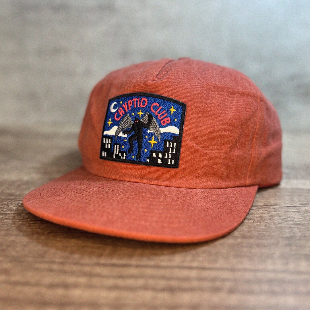 Mothman Cryptid Club 5-panel Brushed Cotton Cap - Etsy