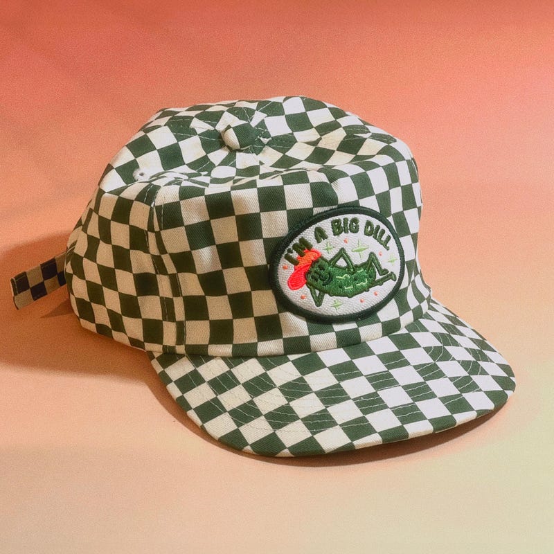Pickle Cap Patch - Etsy