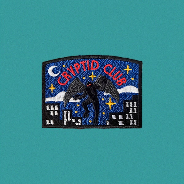 Mothman Patch - Etsy