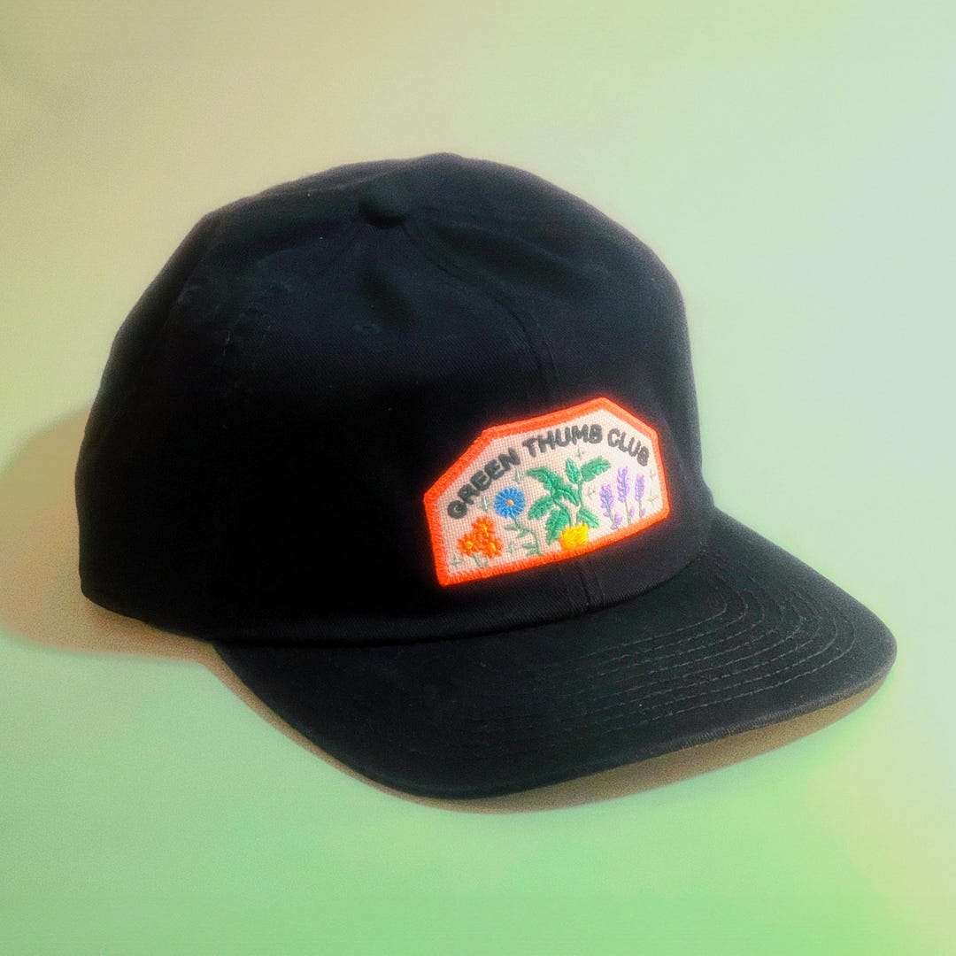 Green Thumb Floppy Cap - Etsy