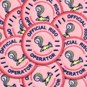 Riso Operator Patch - Etsy
