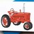 Antique Red Tractor Card - Etsy